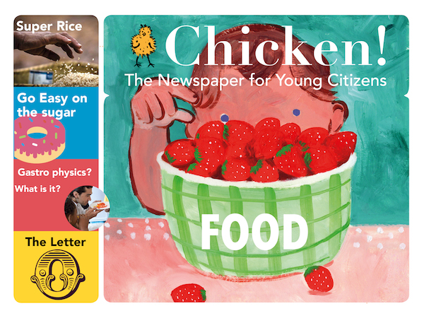 Chicken Newspaper, The Food Edition – The Illustrationist
